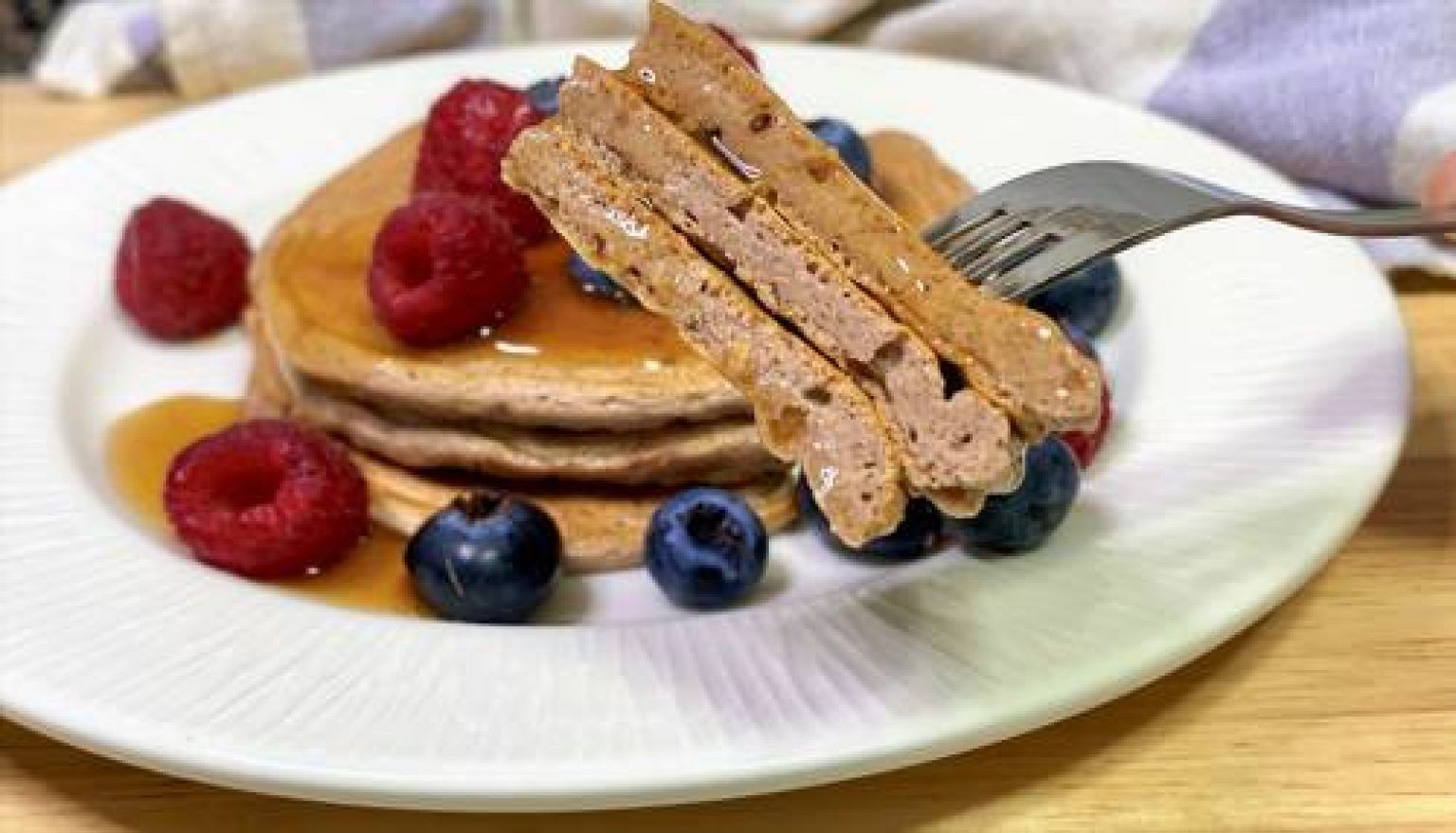 I Receta « Pancakes Keto Proteicos »⚡ 3 Ingredientes