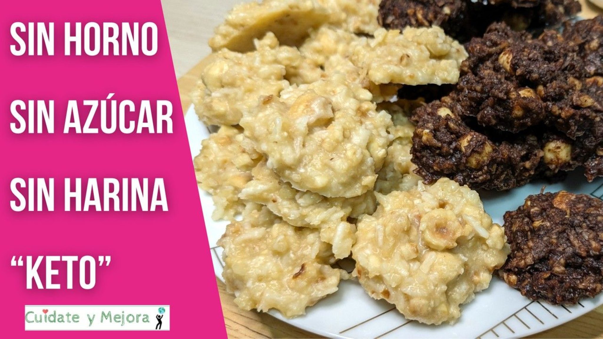 « GALLETAS KETO SIN HORNO »⚡AVELLANA Y COCO